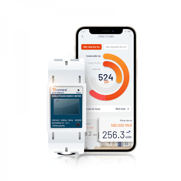 Bộ đo công suất tiêu thụ điện 1 pha – Hada
